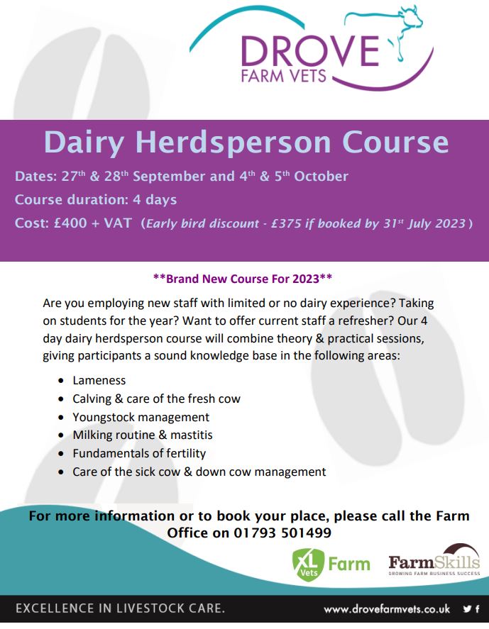 Herdsperson Course | Drove Farm Vets Swindon